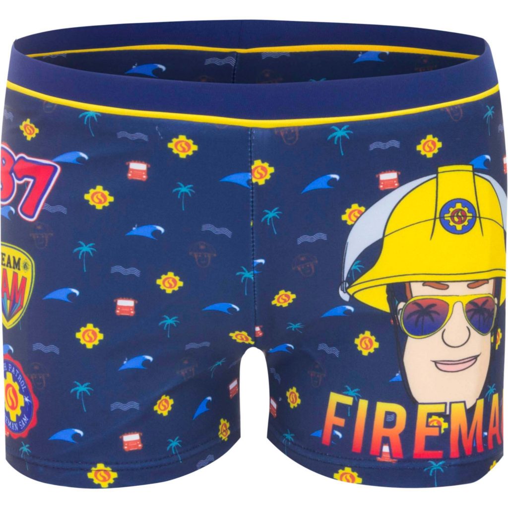 Swim Shorts – Fireman Sam Swimmers – Boys Navy – Simply Bubs Merchandise