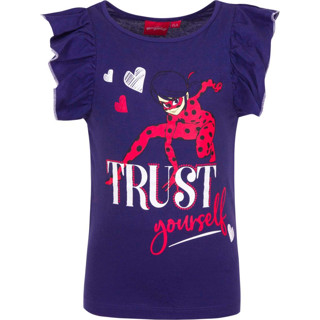 T-shirt – Miraculous Ladybug Flutter Sleeves- Trust – Simply Bubs ...