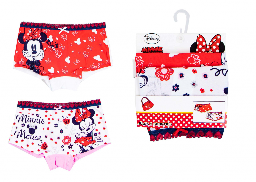 Underwear – Disney Minnie Mouse – Girls 2 pack Red – Simply Bubs ...